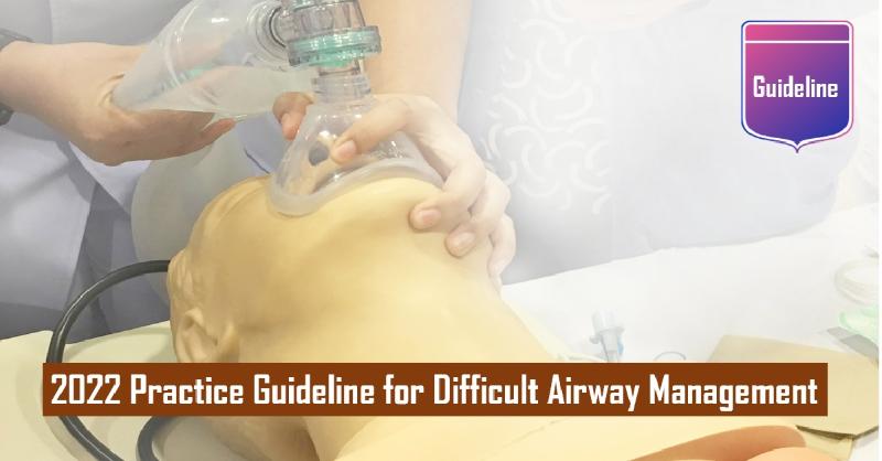 2022 American Society of Anesthesiologists Practice Guidelines for ...