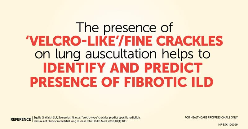 Presence of 'Velcro-like'/Fine Crackles on Lung Auscultation helps to ...
