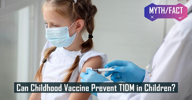 Childhood Immunization Schedule reduces risk of T1DM? | MedSynapse